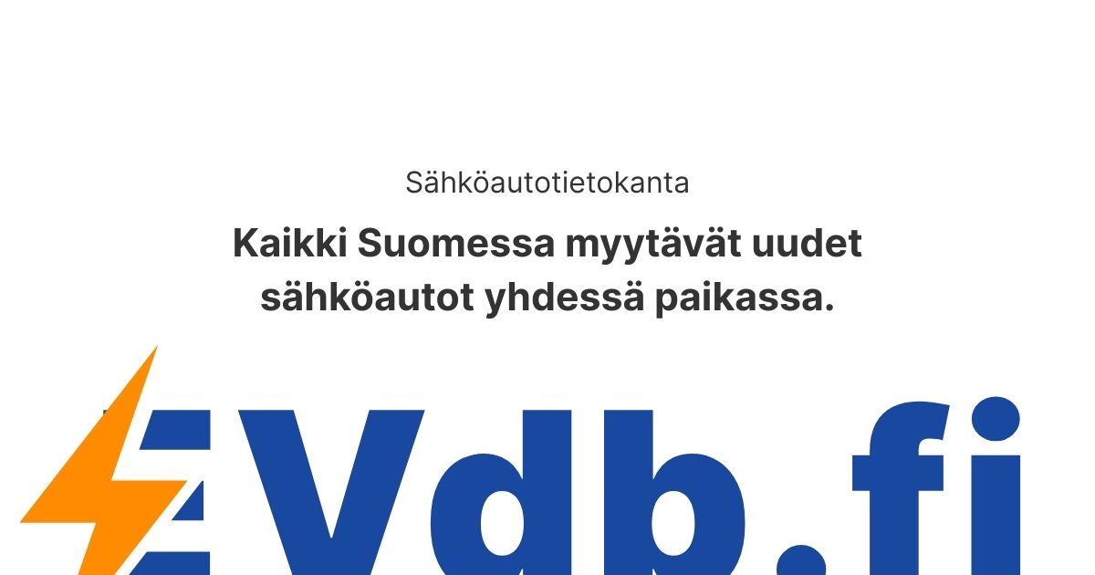 EV Database - Sähköautojen tietokanta